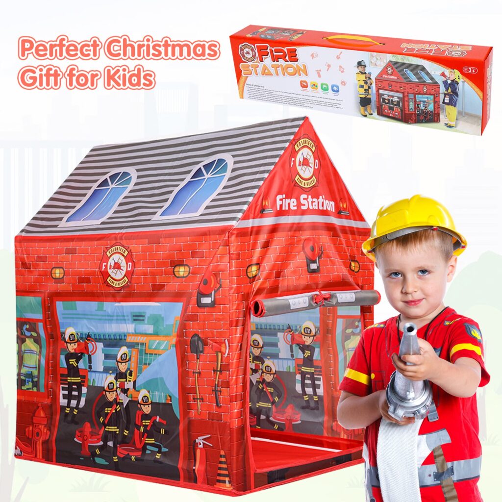 Pretend Supermarket Game Pop up Tent House Kids - Shooter.pk