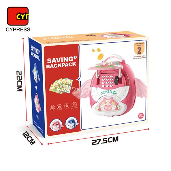 SPACE-THEMED BANK MONEY SAVING BACK PACK - Shooter.pk